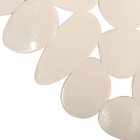 MSV GALETS protiskluzová podložka do vany béžová / PVC / 99 x 39 cm