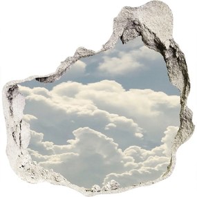 Wallmuralia Díra 3D fototapeta nálepka Oblaka 75x75 cm