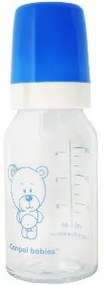 Canpol babies Skleněná láhev 120 ml Canpol Modrá