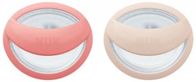 Šidítko NUK MommyFeel 0-9m 2 ks broskvovo krémová Barva: Béžová