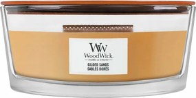 WoodWick vonná svíčka s dřevěným knotem Elipsa Gilded Sands 453,6 g