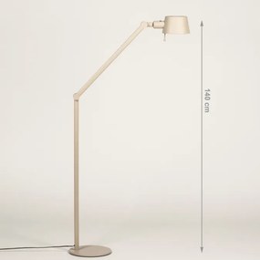 Stojací designová lampa Niki Taupe