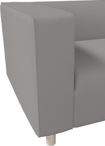 Potah na pohovku IKEA  Klippan 2-místná barva béžová látka pletený vzor