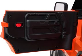 Elektrické autíčko Land Rover Defender oranžové