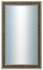 DANTIK - Zarámované zrcadlo - rozměr s rámem cca 60x100 cm z lišty TOOTH zlato černá (2780)