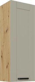 LUNA sa | horní skříňka 40 G-108 1F s policemi | 40 cm | VYSOKÁ | UNI dvířka | artisan/světle šedá