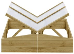 Pařeniště 2 ks impregnovaná borovice 100 x 50 x 35 cm 3055329