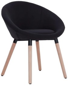 Jídelní židle černá textil,  283435 HangarStore.cz