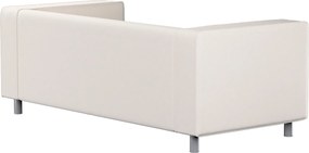 Potah na pohovku IKEA  Klippan 2-místná barva béžová látka pletený vzor
