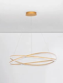 Designový lustr Ophelia zlatá
