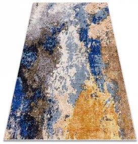 Dywany Luszczow Dětský kusový koberec MIRO 51774.802 pratelný  Abstrakce protiskluz, modrý / béžový Rozměr koberce: 80 x 150 cm