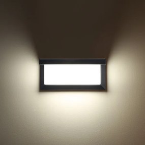 BRILAGI -LED RGBW Venkovní nástěnné svítidlo BRICKY 1xE27/12W/230V antracit IP54
