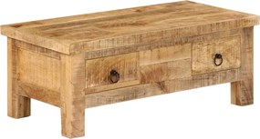 vidaXL Konferenční stolek zásuvky masivní recyklované dřevo 90x45x35cm [247326] Barva: Hnědá