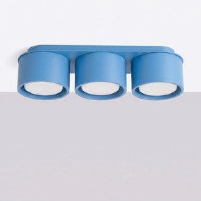 Sollux Lighting Stropní svítidlo MODO 3 azurové GX53