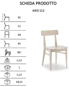 NábytekProNás Designová jídelní židle Kiko 112 - masiv