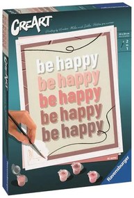 Malování podle čísel ravensburger 235445 creart buď šťastný: be happy