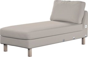 Potah na šezlong IKEA Karlstad samostatný, krátký barva béžová látka pletený vzor