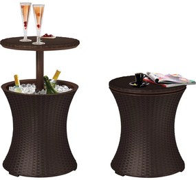 Kulatý zahradní stolek se zásobníkem na led 49.5x49.5 cm Cool – Keter