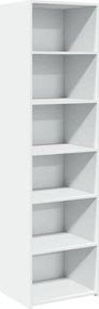 Skříň highboard bílá 50 x 41 x 185 cm kompozitní dřevo 3281680