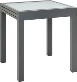 XXXLutz ZAHRADNÍ STŮL, kov, sklo, 70-140/70/75 cm Ambia Garden - Venkovní stoly - 000815000517
