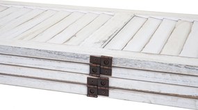 Paraván HWC-G30 - 170 × 162 cm - bílá