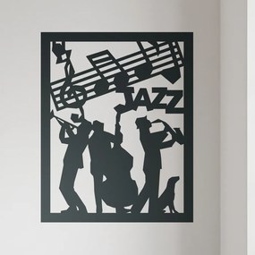 Živá Zeď Samolepka na zeď Jazzová kapela