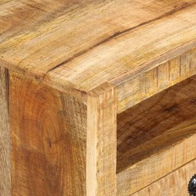 TV stolek 110 x 30 x 40 cm masivní mangovníkové dřevo 337064