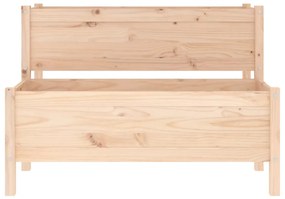 Truhlík 110 x 84 x 75 cm masivní borové dřevo,  822262