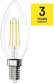 EMOS LED žárovka Filament Candle 3,4W E14 / Žárovka / náhrada za 40W /