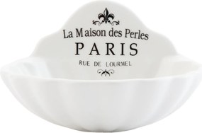 Porcelánová mýdlenka na zeď La Maison des Perles Paris - 11*9*7 cm