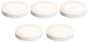 Sada 5 stmívatelných LED žárovek GX53 7W 750 lm 3000K