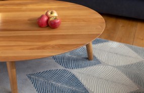 Dřevěný konferenční stolek RAGABA CONTRAST OVO 110 x 70 cm
