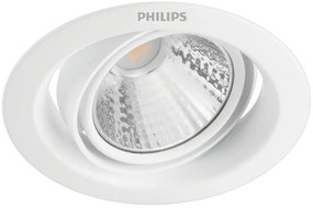 Philips 59556 led zápustné bodové svítidlo pomeron 7w | 420lm | 2700k - funkce sceneswitch