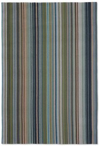 Outdoorový koberec Harlequin Spectro stripes marine/rust 442108 Brink & Campman 160 x 230