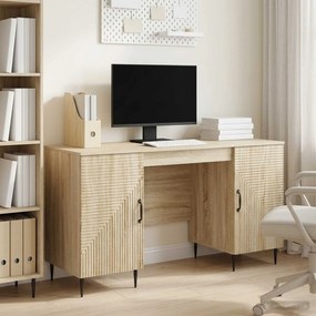 Stůl Dub sonoma 142,5 x 50 x 75 cm Kompozitní dřevo 3414605