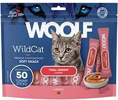 WOOLF Snack WOOLF WildCat Cream Regular Tuna&Shrimp 50x14g