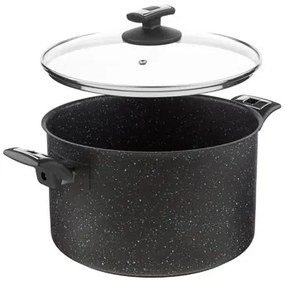 KOLIMAX - české nerezové nádobí Hrnec s poklicí KOLIMAX BLACK GRANITEC 26cm, 8,0l