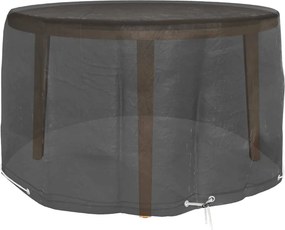 Plachta na zahradní nábytek 6 oček Ø 125 x 75 cm kulatá 319288