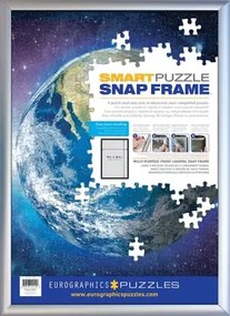 EUROGRAPHICS Smart puzzle Stříbrný hliníkový klaprám na puzzle 48.89x6