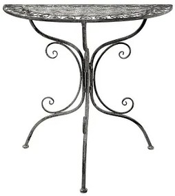 Kovový konzolový stolek