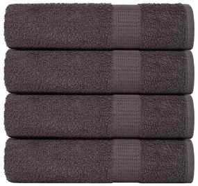 Ručníky FROGN 4 ks antracitové 100x150 cm 360 g/m² 136690