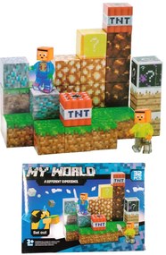 Toybit magnetická stavebnice minecraft tnt creative world 32 ks