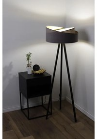 Stojací lampa GALAXY 1xE27/60W/230V šedá/krémová/wenge