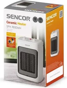 SENCOR SFH 7600WH bílá / Keramické topidlo / 900-1300-2000W / 3 úrovně