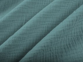 Biante Mušelínový povlak na polštář MSN-019 Pastelově modrozelený 35 x 45 cm
