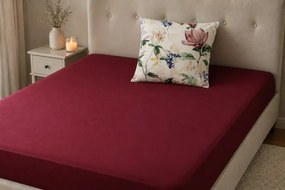 Bellatex Jersey LUX Červená 160x200 cm