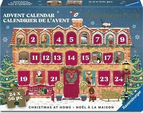 RAVENSBURGER Adventní kalendář Minipuzzle 2026 / 24 puzzle x 56 dílků