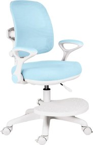 Dětská rostoucí židle Neoseat JUNI 020 — látka, pratelný potah, modrá