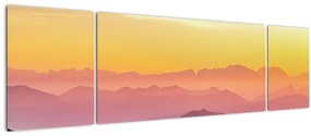 Obraz barevného nebe (170x50 cm)