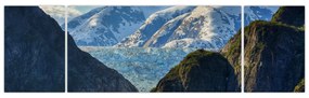Obraz krajiny s horami (170x50 cm)